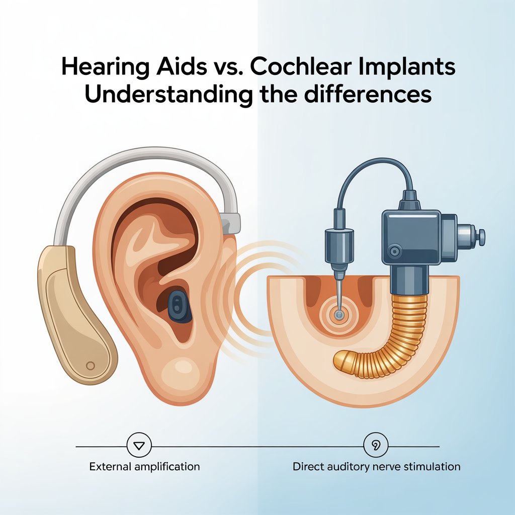 Hearing Aids vs. Cochlear Implants: Understanding the Differences - Soundrich Hearing